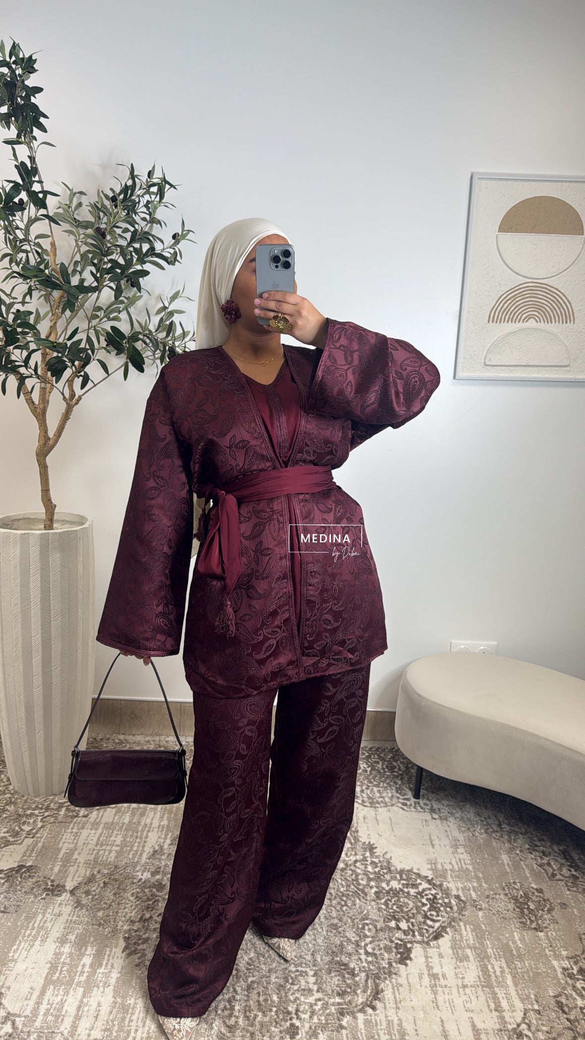 Ensemble Brocard Mia Luxe [ bordeau] – Medina by Dubai